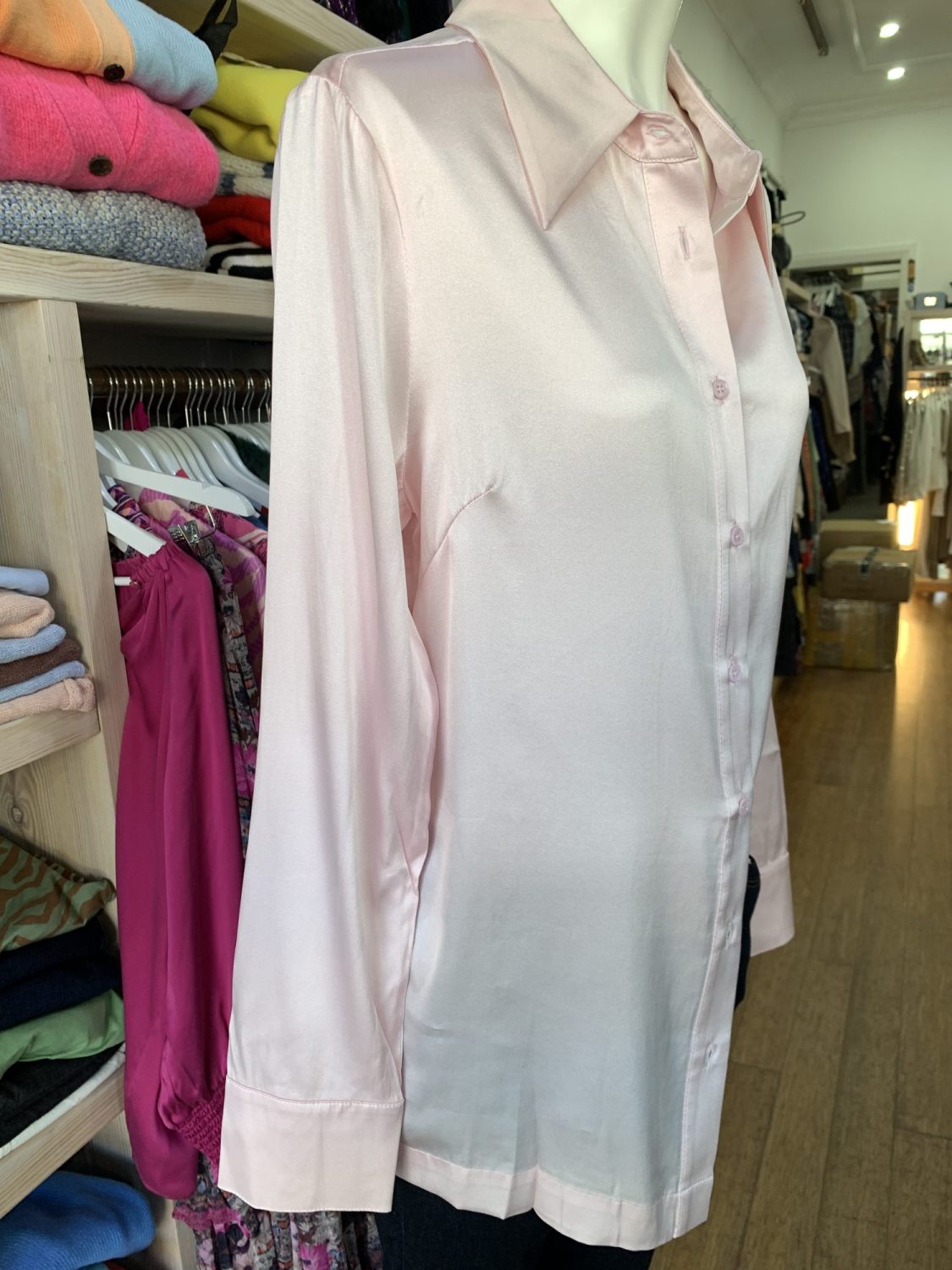 Alessandra Primrose Silk Shirt – Thyme Clothing