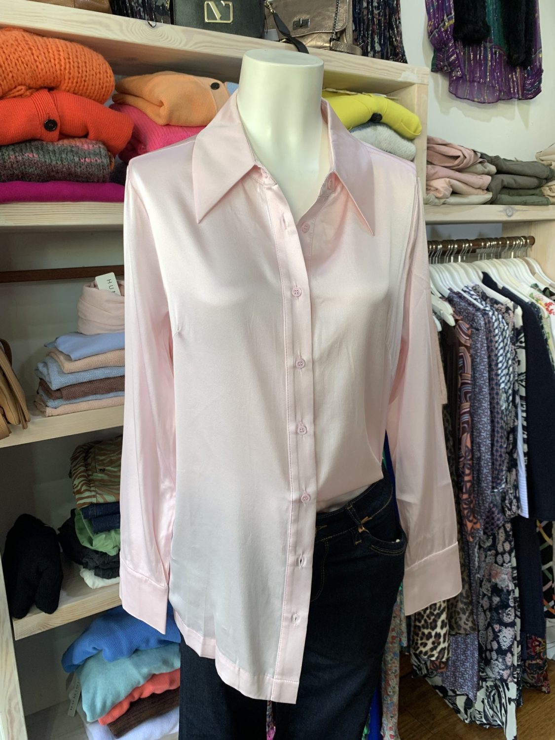 Alessandra Primrose Silk Shirt – Thyme Clothing