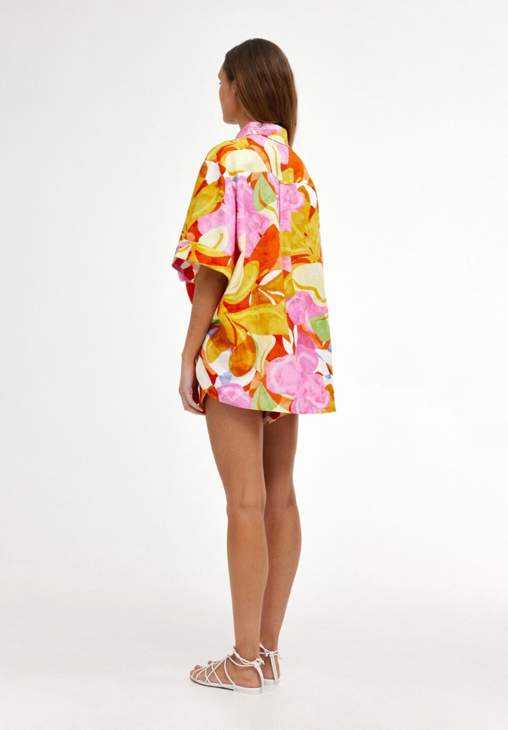 Kinney Juniper Shirt Capri Abstract – Thyme Clothing