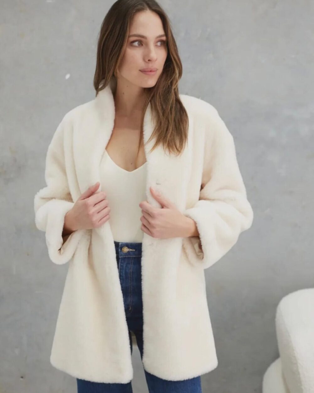 Birds Of A Feather Co Matilda Wool Teddy Coat – Thyme Clothing