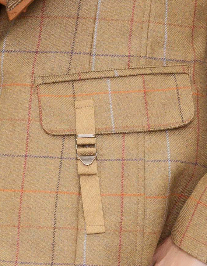 M.A.Dainty Squire Jacket Mustard Check - Thyme Clothing