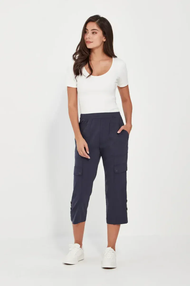 Verge Acrobat Cargo Short Denim Marle - Thyme Clothing
